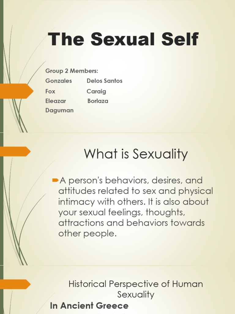 The Sexual Self Uts | PDF