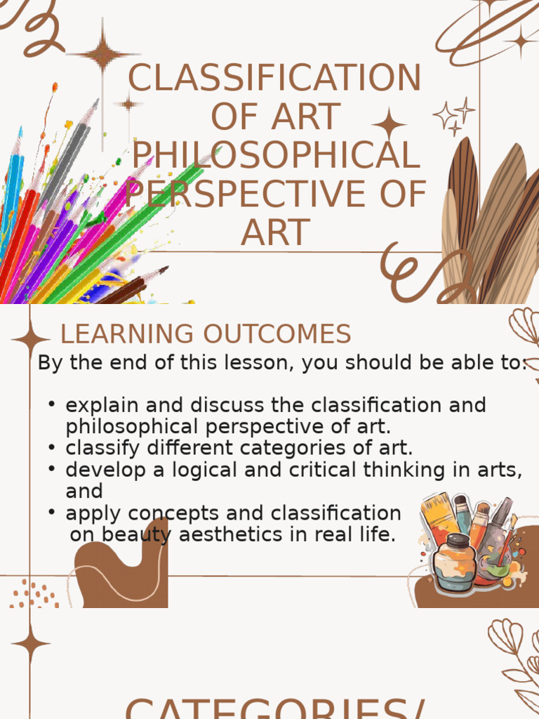 Classifications of Art | PDF