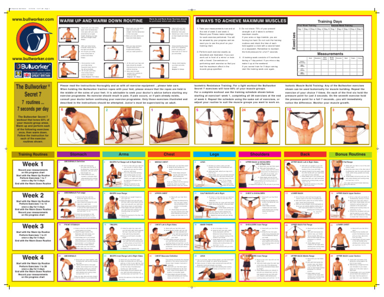 Bullworker+Wall+Chart | PDF