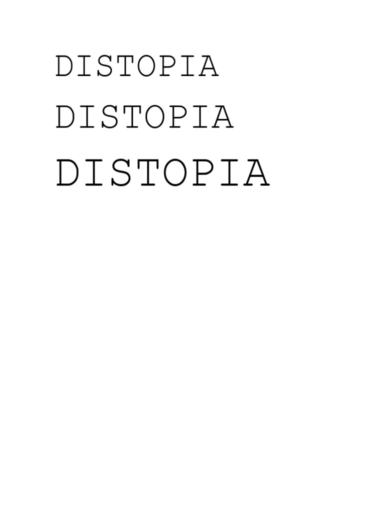 DISTOPIA | PDF