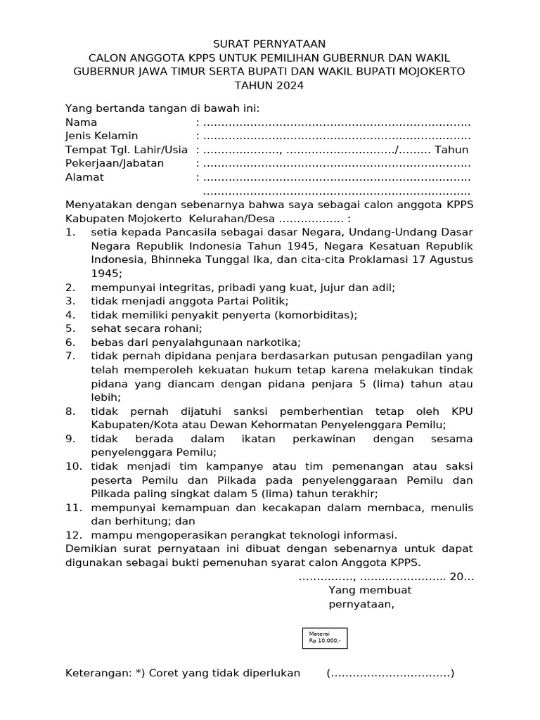 00 Surat Pernyataan PDF