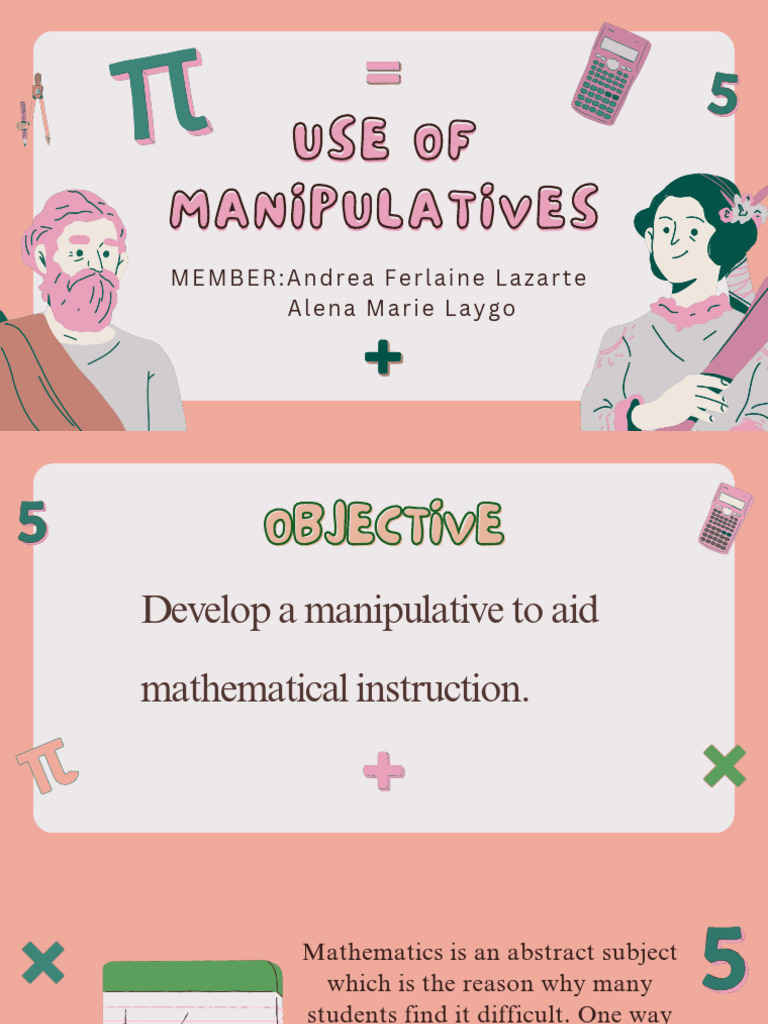 Use of Manipulatives | PDF