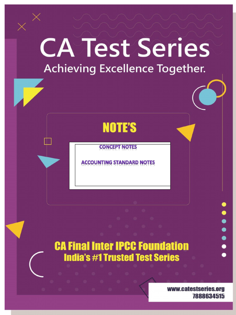 Accounting Test Ca Inter 2 | PDF