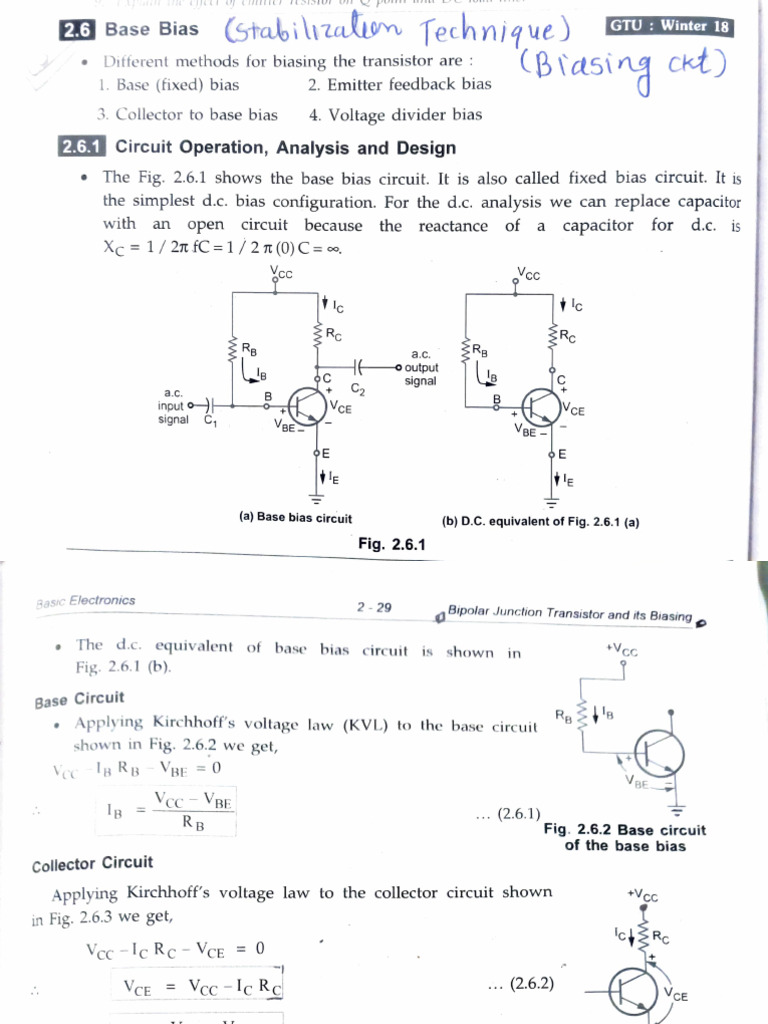 Unit 4 BJT Biasing - Part 1. | PDF
