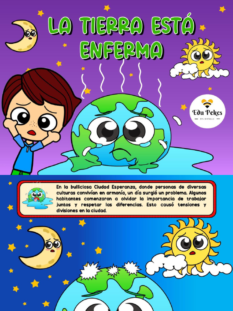 Cuento - La Tierra Está Enferma | PDF