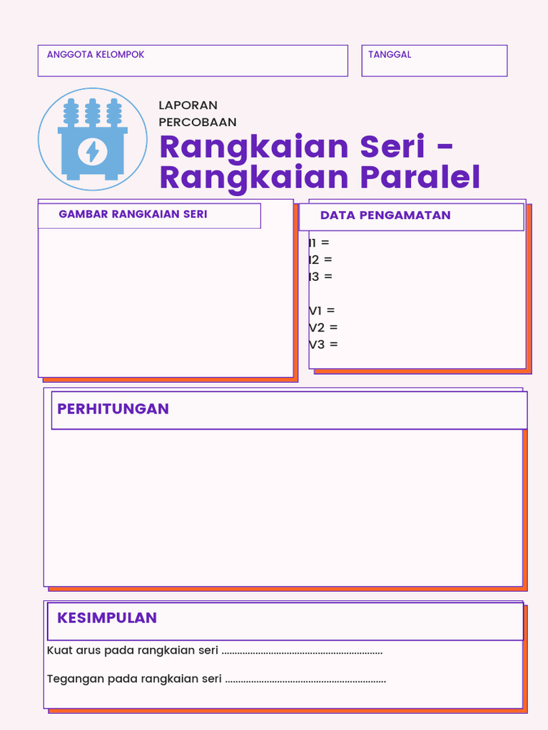 Laporan Perc Phet-Rangk Listrik | PDF