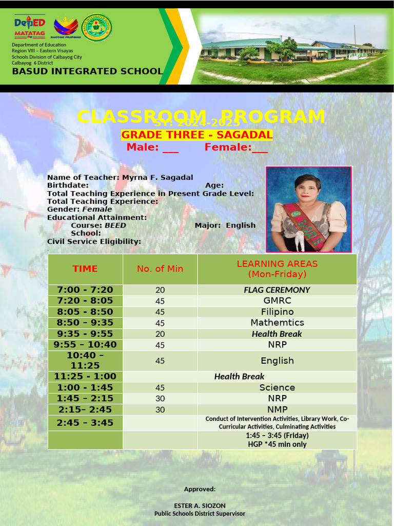 Class Prog Grade 3-4 Department | PDF