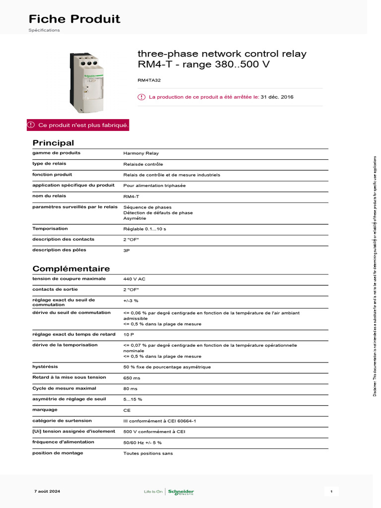 Schneider Electric Zelio-Control RM4TA32 | PDF