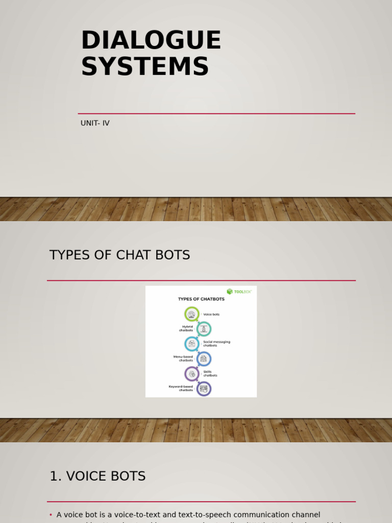 UNIT 4.dialogue Systems | PDF