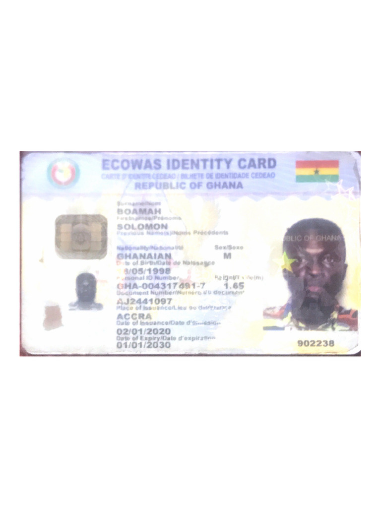 Ecowas Identity Card | PDF