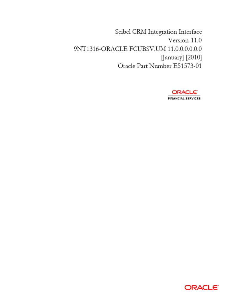 IF Siebel CRM Integration | PDF