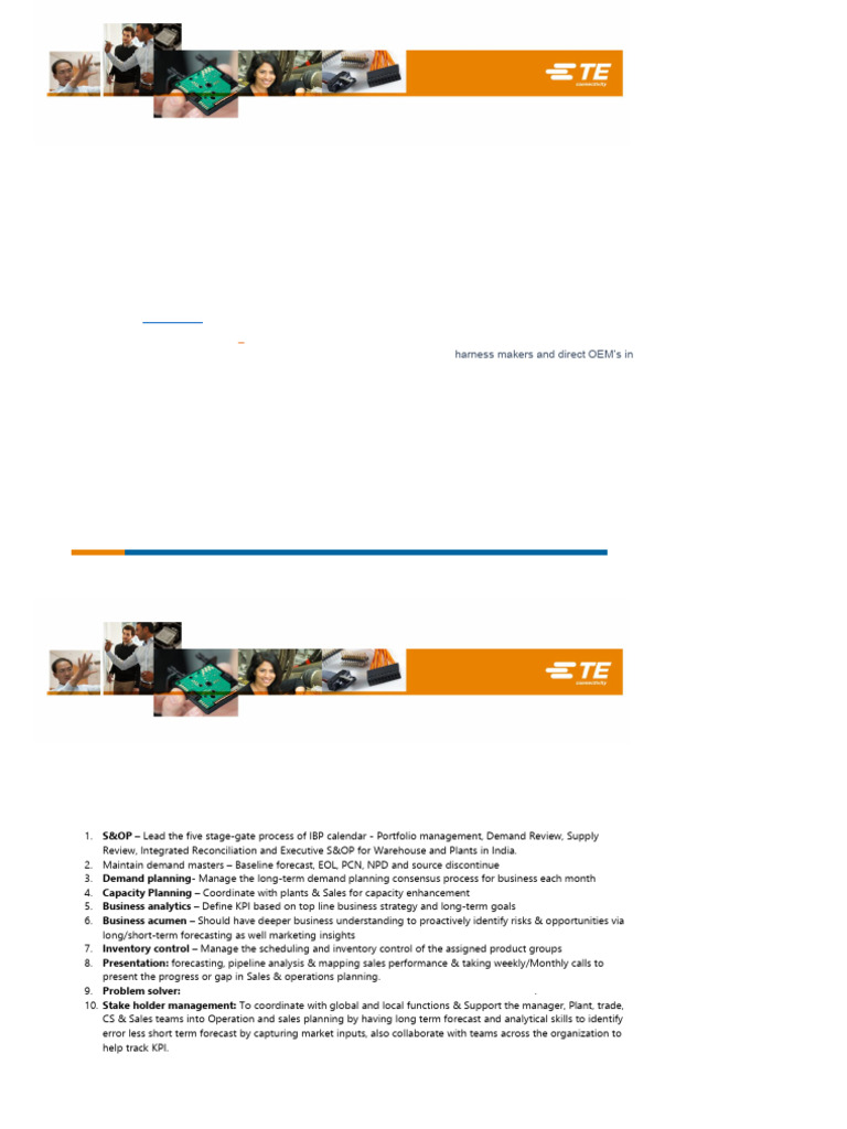 JD - Supply Chain Analyst | PDF