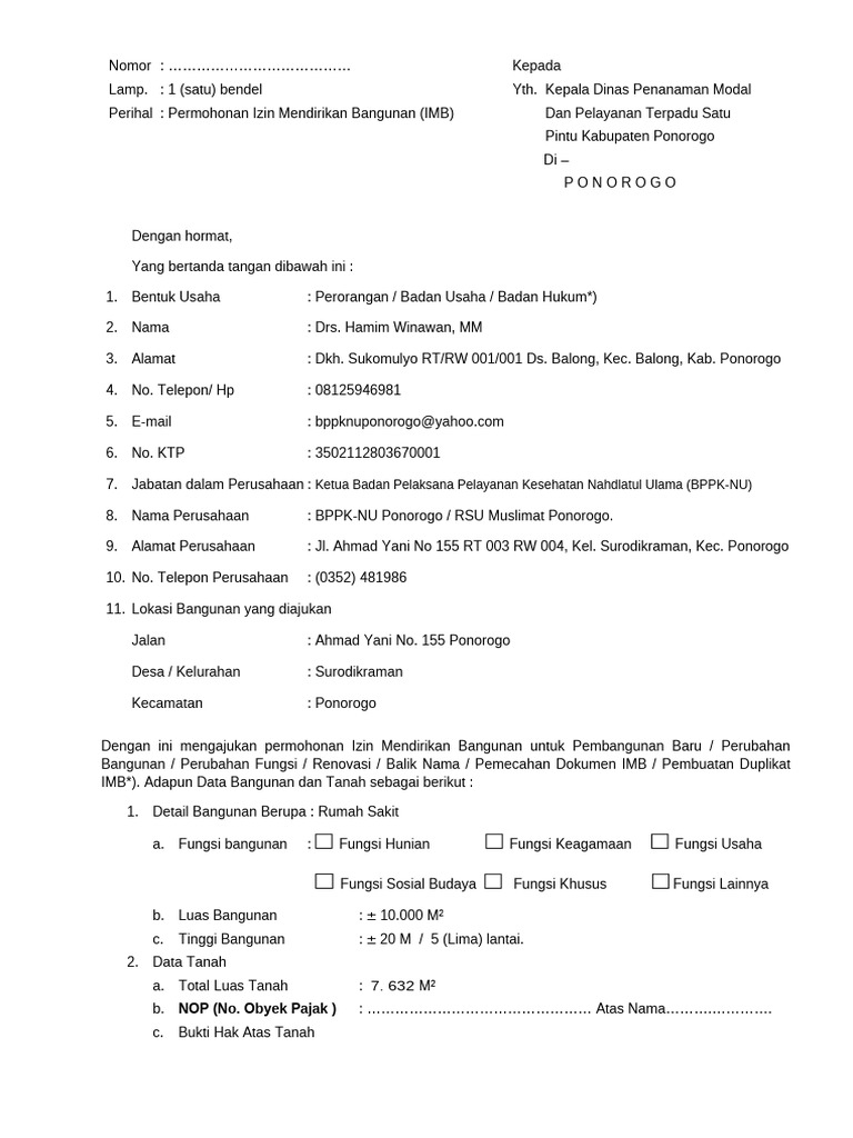 BLANKO_FORMAT IMB NEW-2021 | PDF