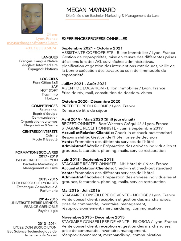 MEGAN MAYNARD CV | PDF