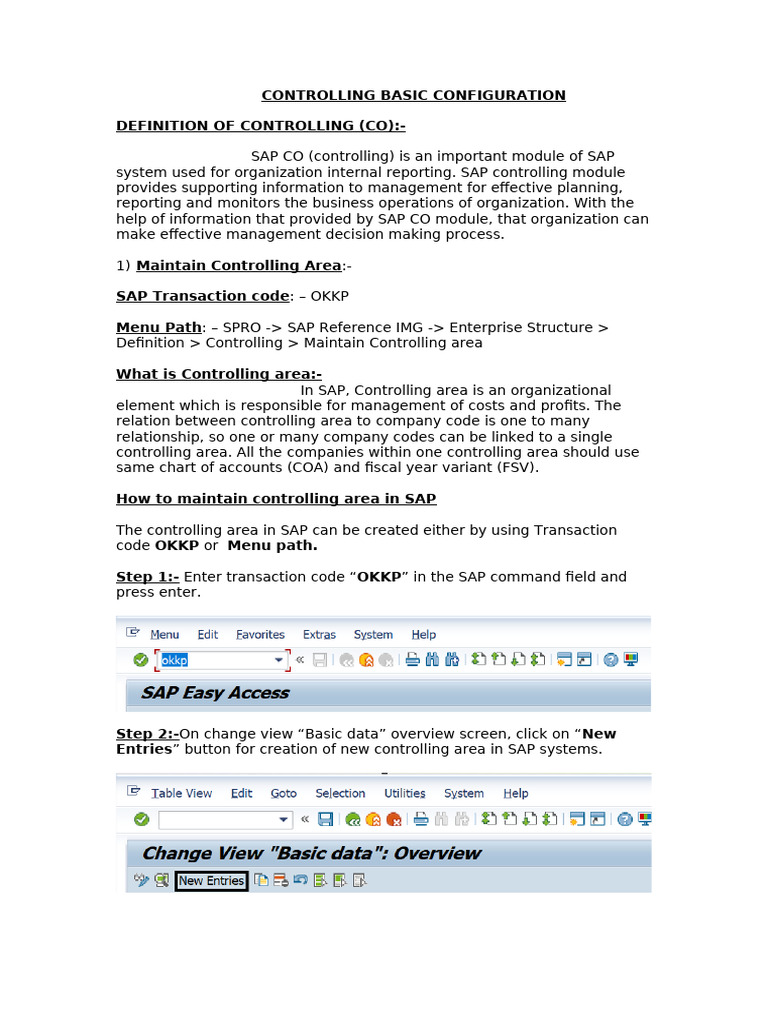 Controlling Basic Configuration | PDF