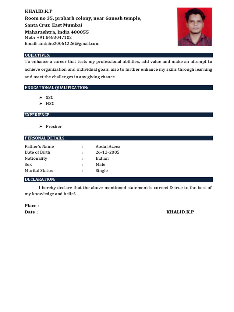 khalid update CV | PDF