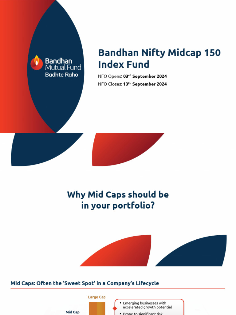 NFO Final Deck Bandhan Nifty Midcap150 Index Fund | PDF