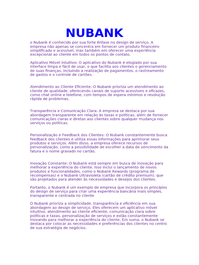 NUBANK | PDF