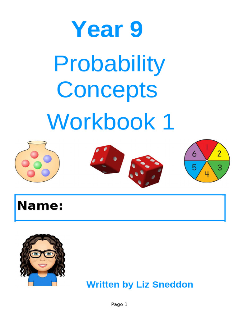 Year 9 Probability Concepts Workbook 1 | PDF