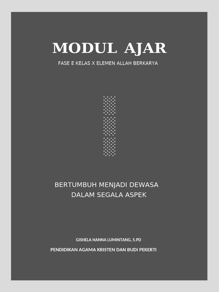 Modul Ajar Sem 1 | PDF