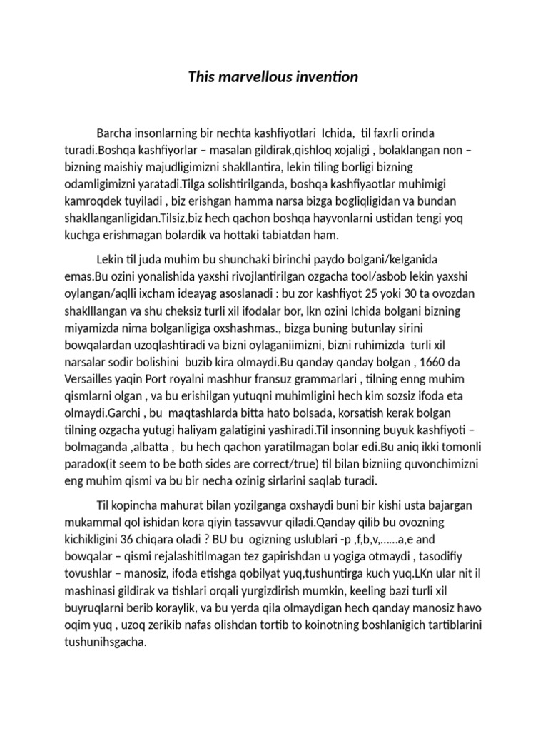 This marvellous invention | PDF