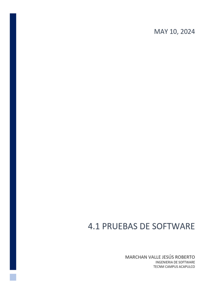 Pruebas de Software | PDF