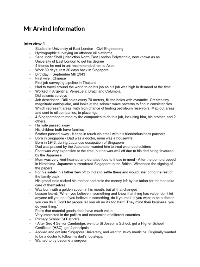 MR Arvind Information | PDF