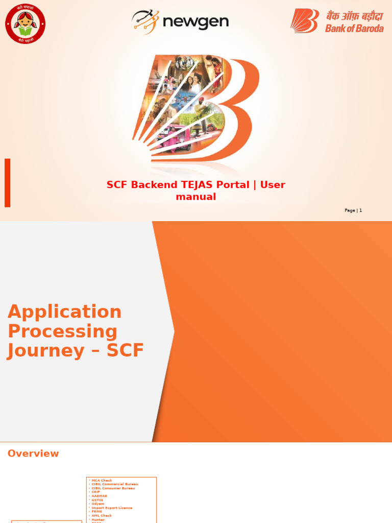 SCF User Manual | PDF