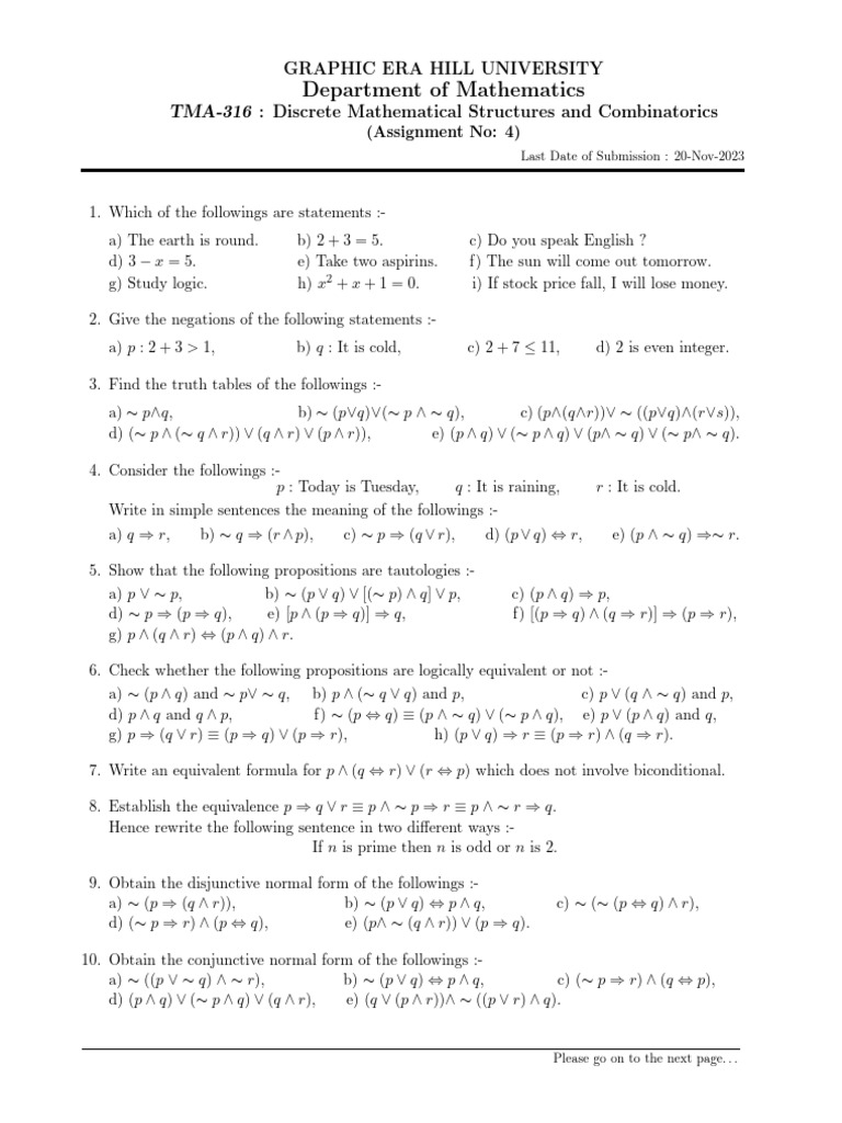 Assignment 4 Tma 316 | PDF
