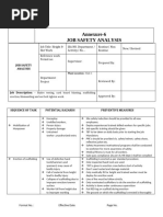 Welding Work Jsa | PDF | Welding | Construction