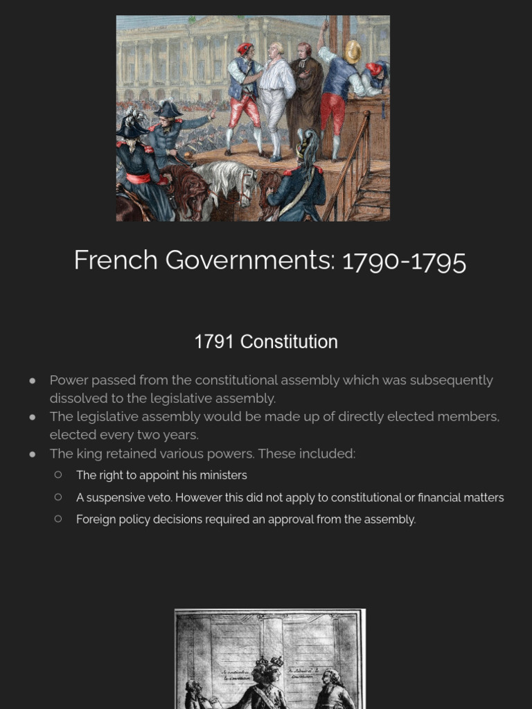 French Governments 1790 1795 | PDF