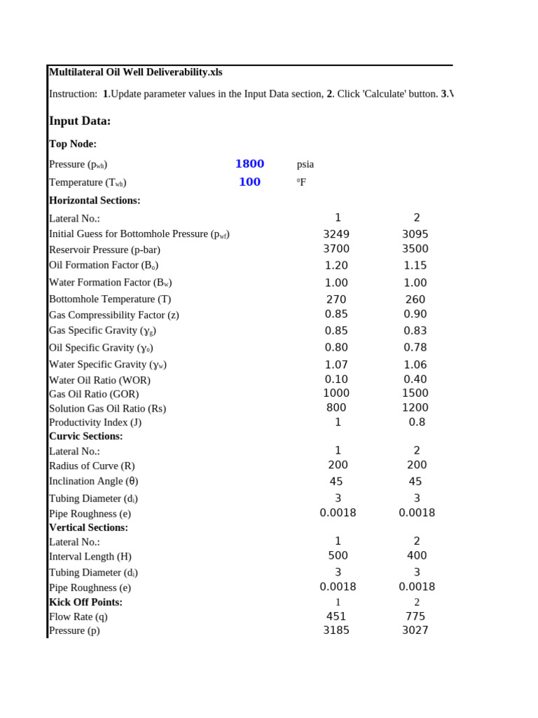 Multilateral Oil Well Deliverability | PDF