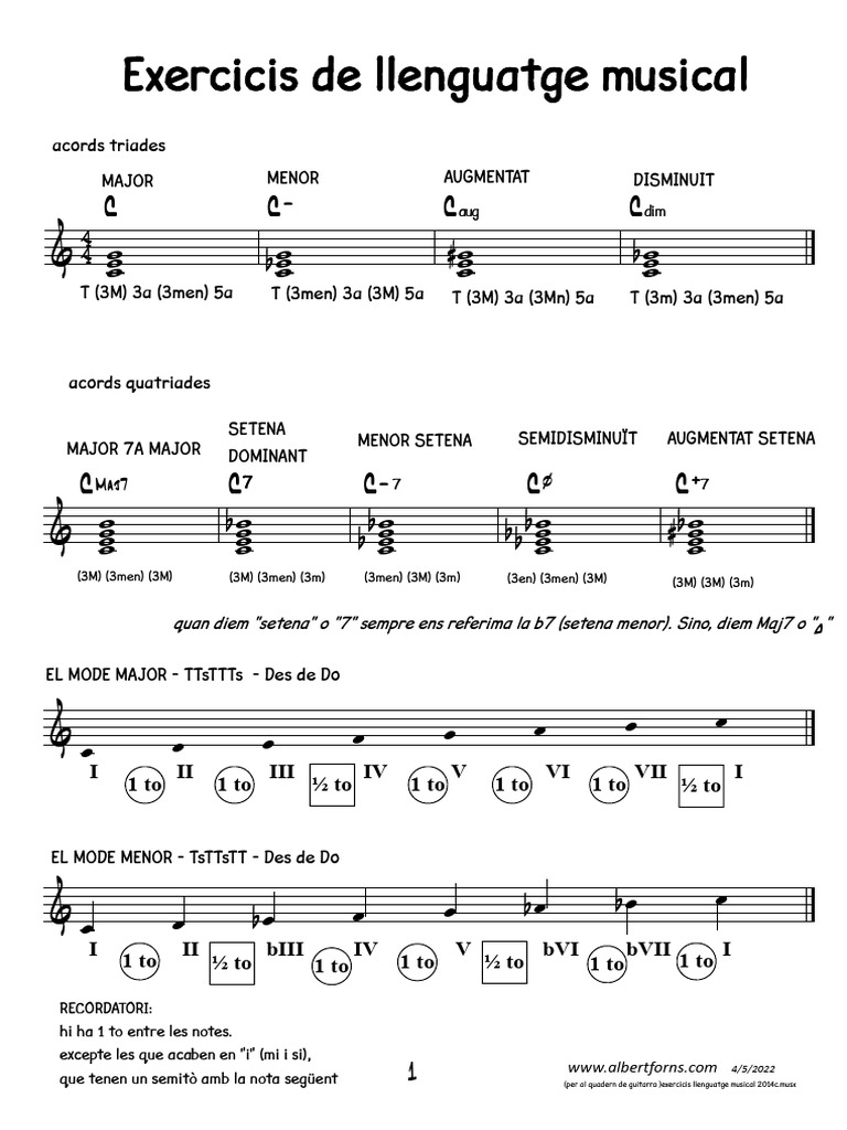 Exercics Solfeig Escrit 2 | PDF
