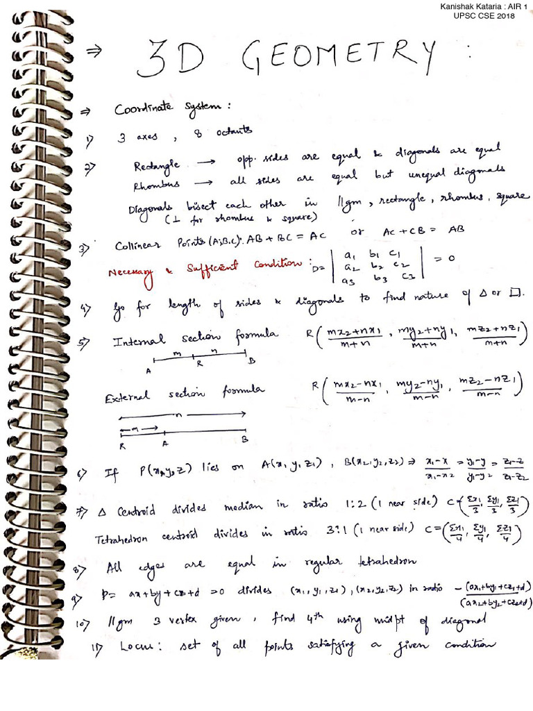 Analytic Geometry Pdf