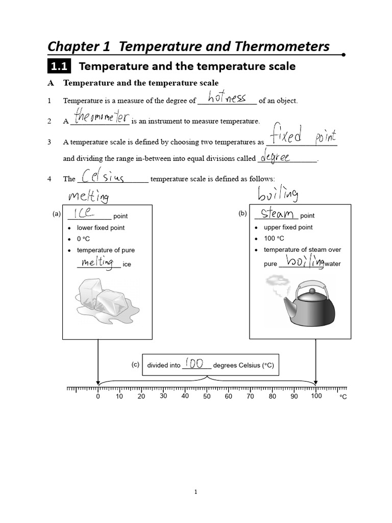 Ch1-2 Temperature & Heat_Note | PDF