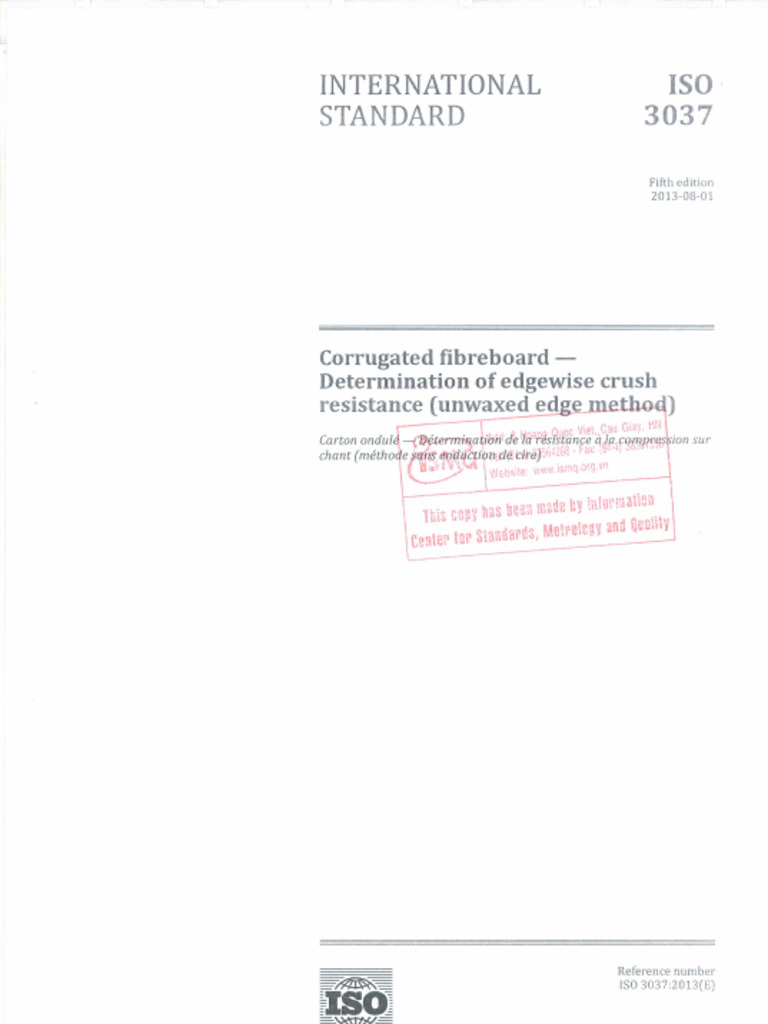 ISO3037 | PDF