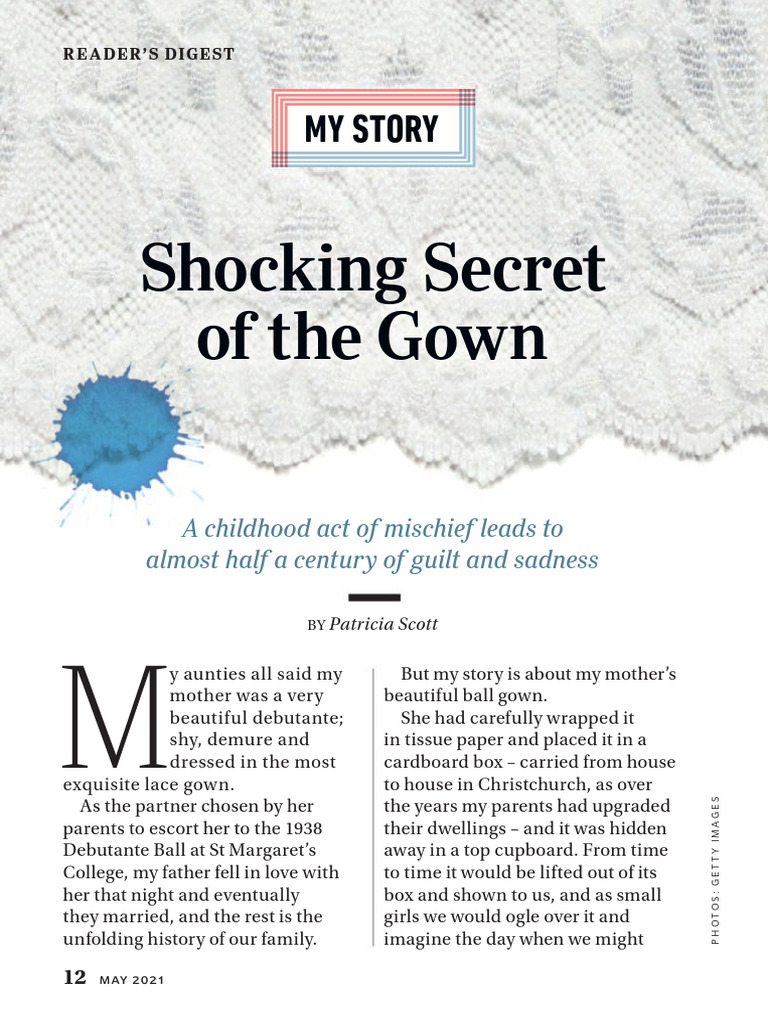 Shocking Secret of The Gown - Reader's Digest | PDF