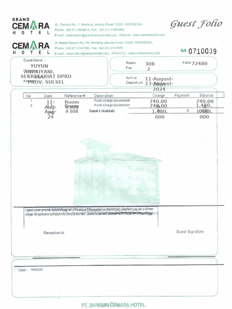 Grand Cemara Hotel 2 | PDF