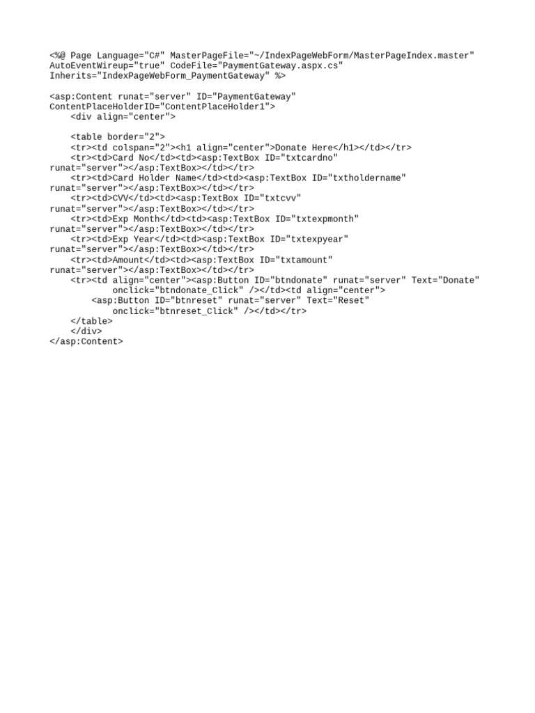 Payment Gateway | PDF