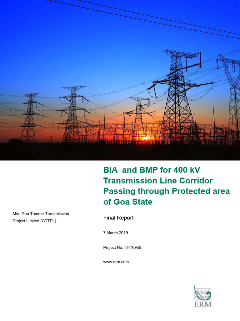 ERM BIA - BMP - TL - Goa Final Report 08032019 - Compressed | PDF