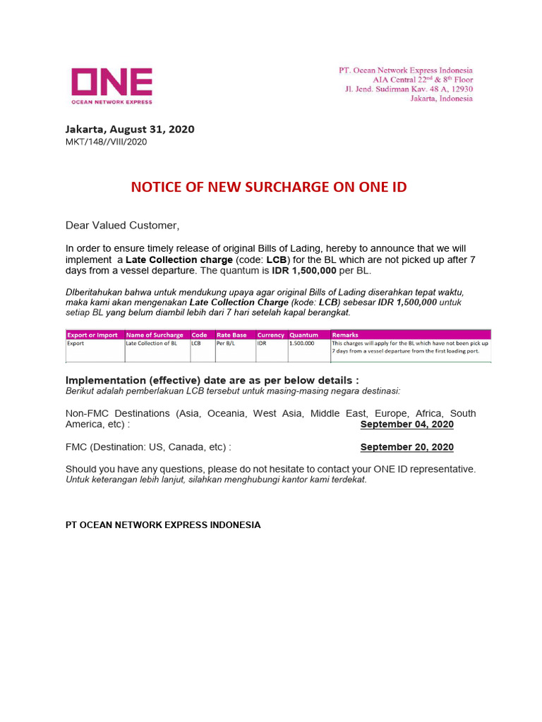 Late Collection Charge | PDF | Business