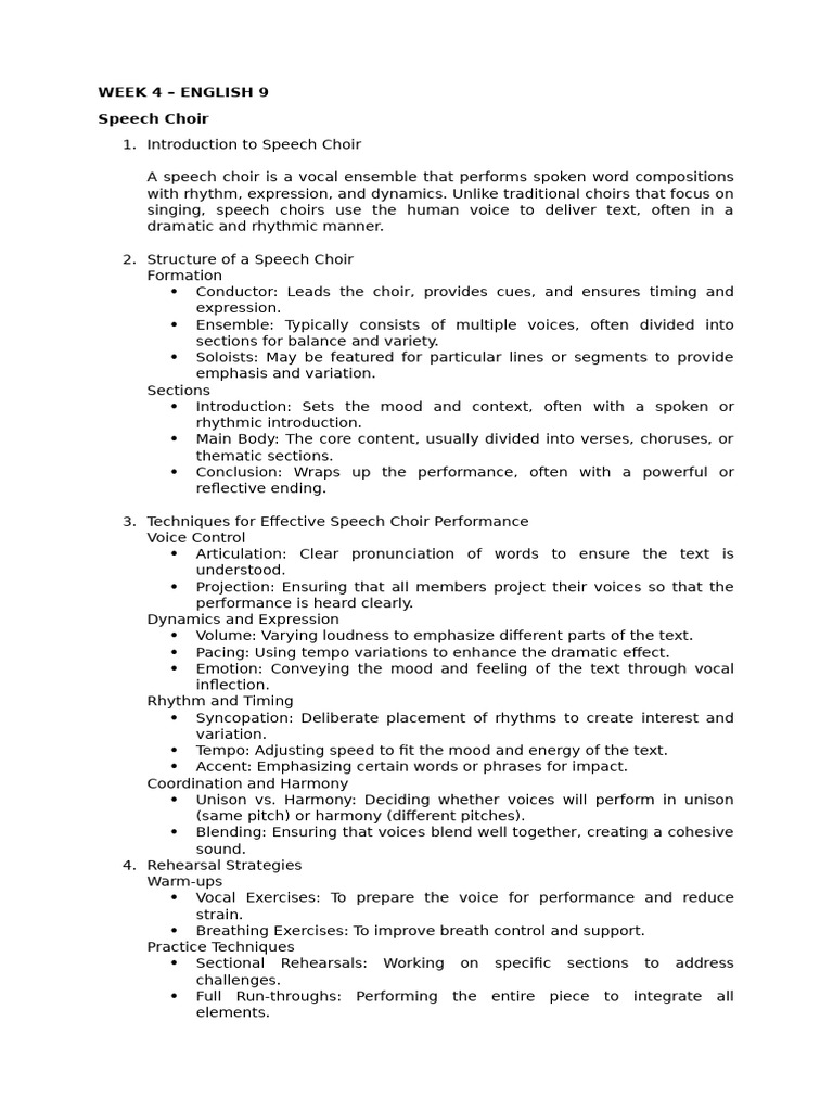 English 9 Week 4 Handouts | PDF