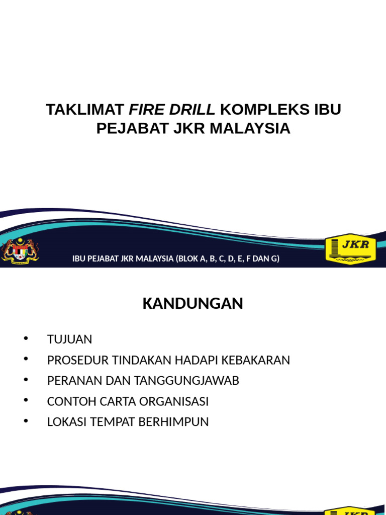 Taklimat Fire Drill | PDF