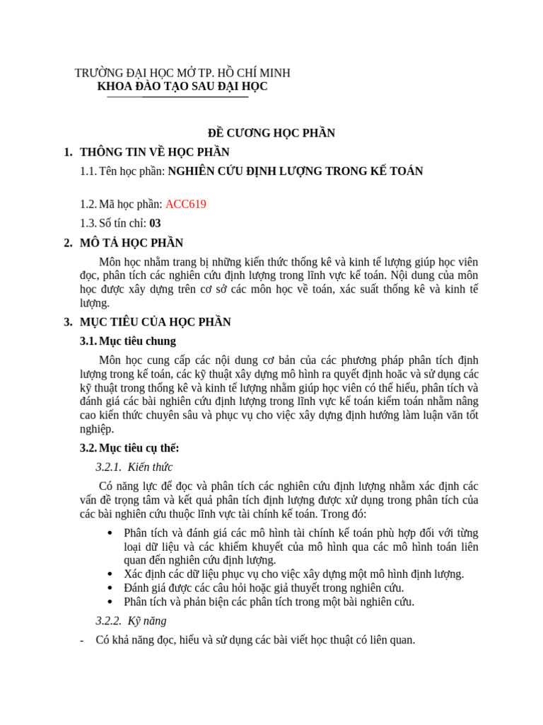 20 - Nghien Cuu Dinh Luong Trong Ke Toan | PDF