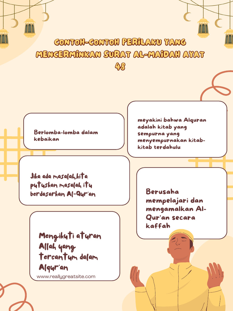 Coklat dan Kuning Ilustrasi Rukun Islam Poster_20240822_100333_0000 | PDF