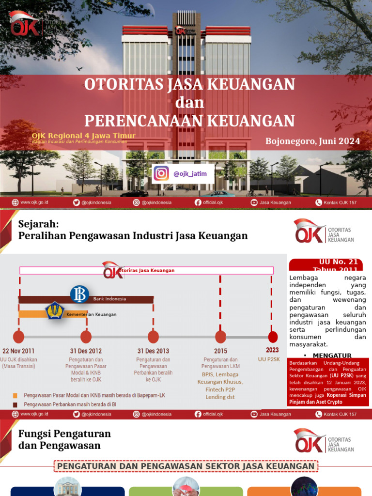 Materi OJK Perencanaan Keuangan 2024 (Terbaru) | PDF