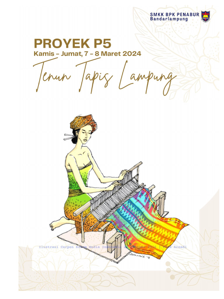 PROYEK P5 Tenun Tapis Lampung | PDF