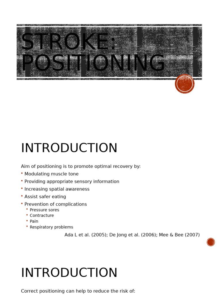 Stroke Positioning Pdf