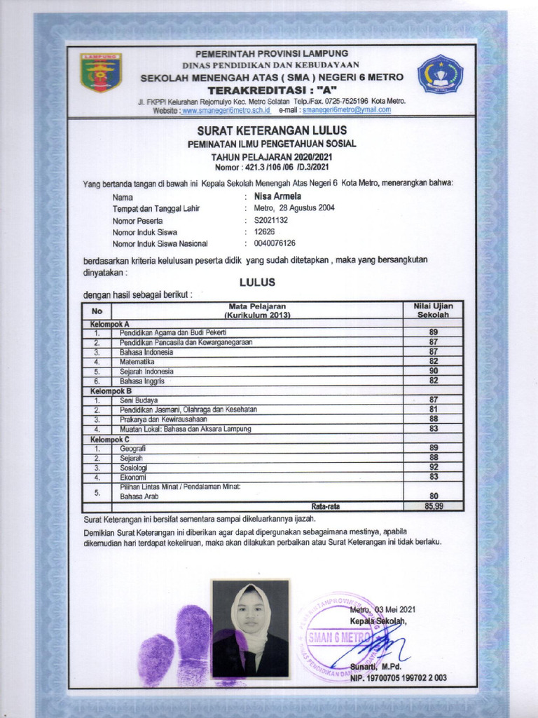 SKL Sma | PDF