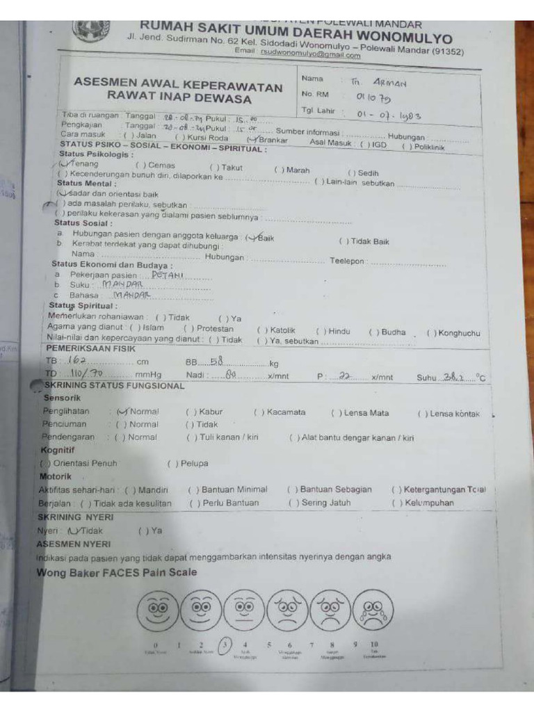 Pengkajian K Acca RHK 1 | PDF